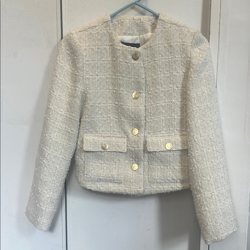 Mark Edwards Cream Tweed Jacket - Gem